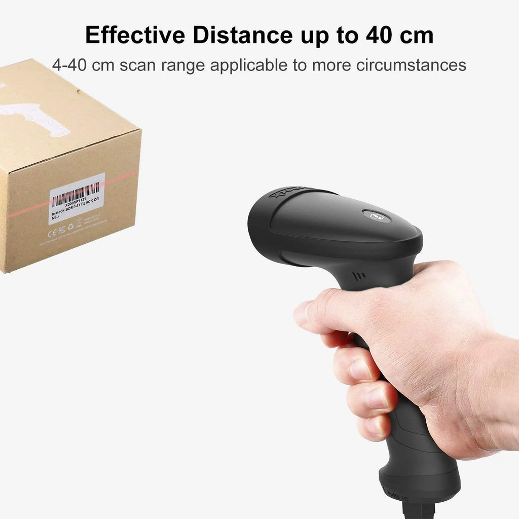Inateck 1D USB Corded Barcode Scanner with Intelligent Stand – Istiklal ...